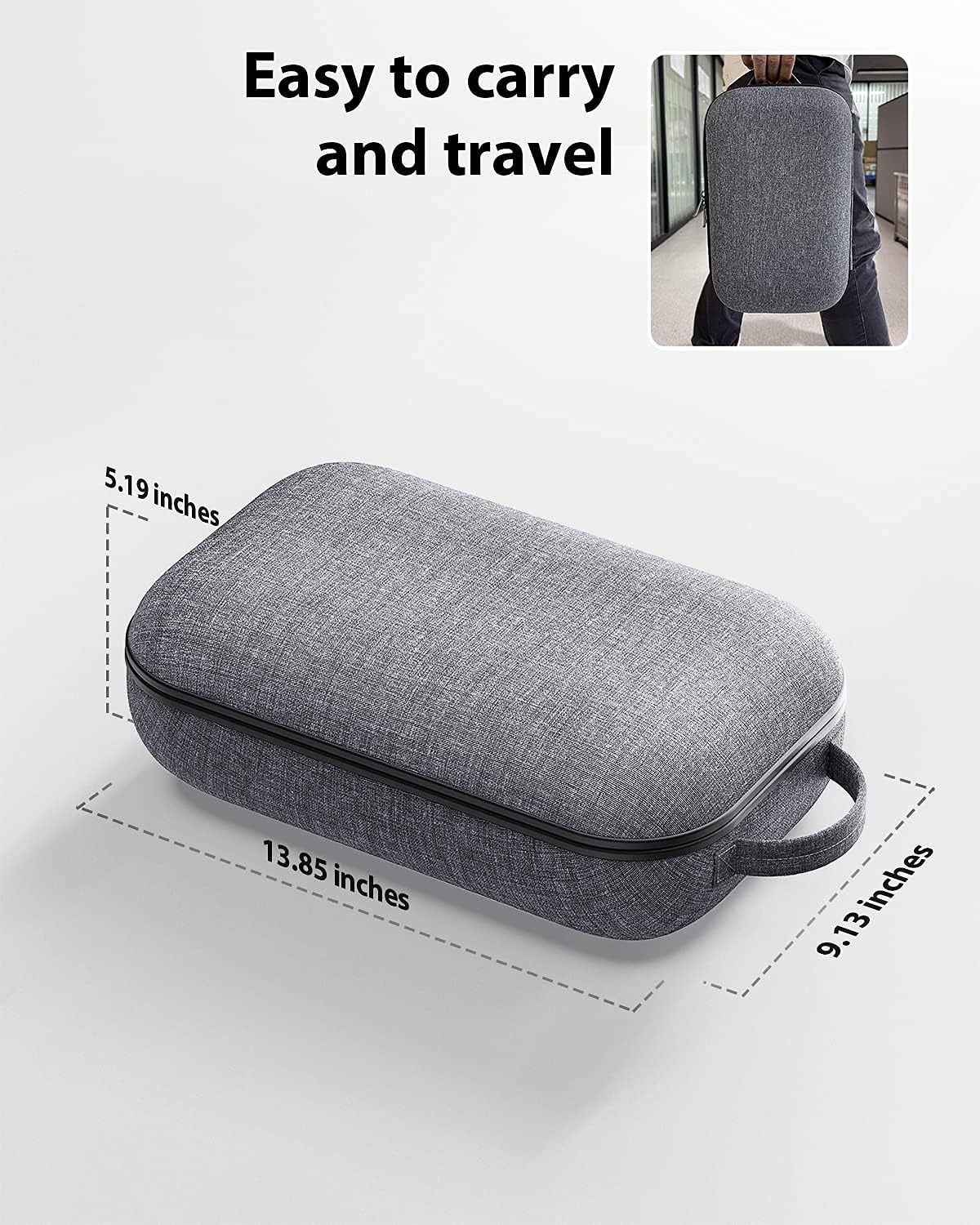 Oculus Quest 2 Case, Amavasion Meta/Oculus Quest 2 Carrying Case for ...