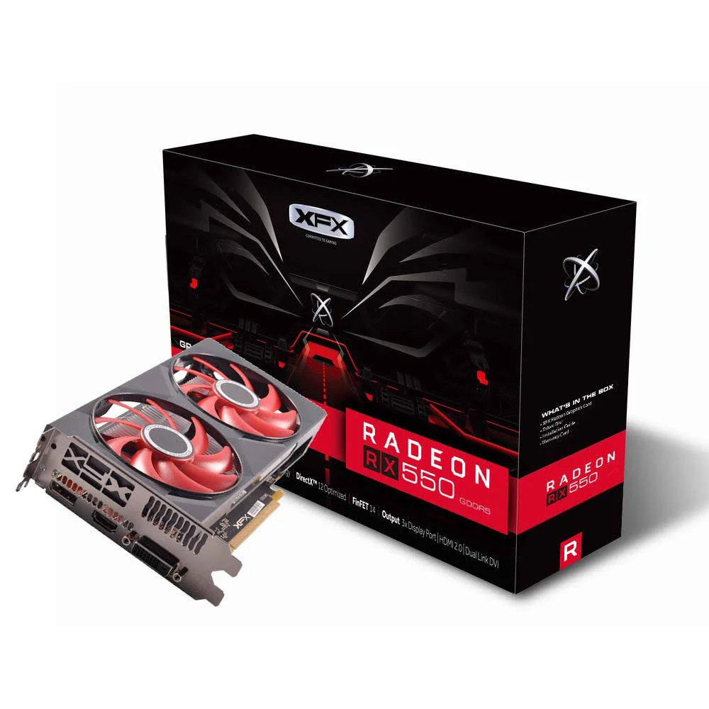 XFX Radeon RX 550 Graphic Card RX550P4PFG5 - Lorphan