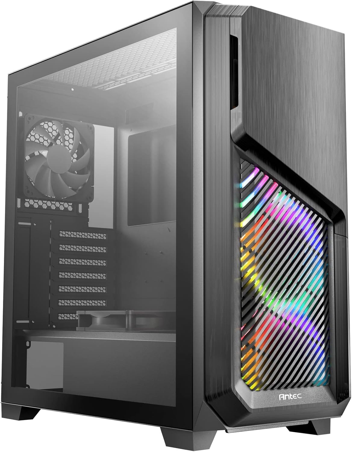 Antec Dark Phantom DP502 FLUX, Mid Tower ATX Gaming Case, Tempered ...