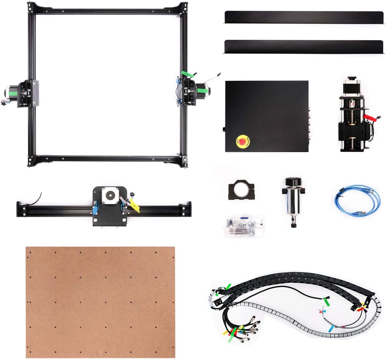 CNC Router Machine 4040-XE, 300W Spindle 3-Axis Engraving Milling ...