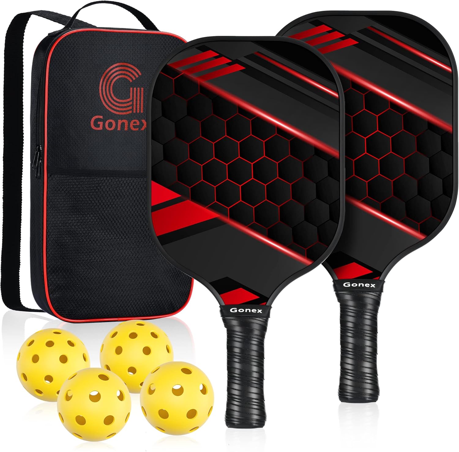 Gonex Graphite Pickleball Paddles Set Pickleball Racket, Pickleball ...