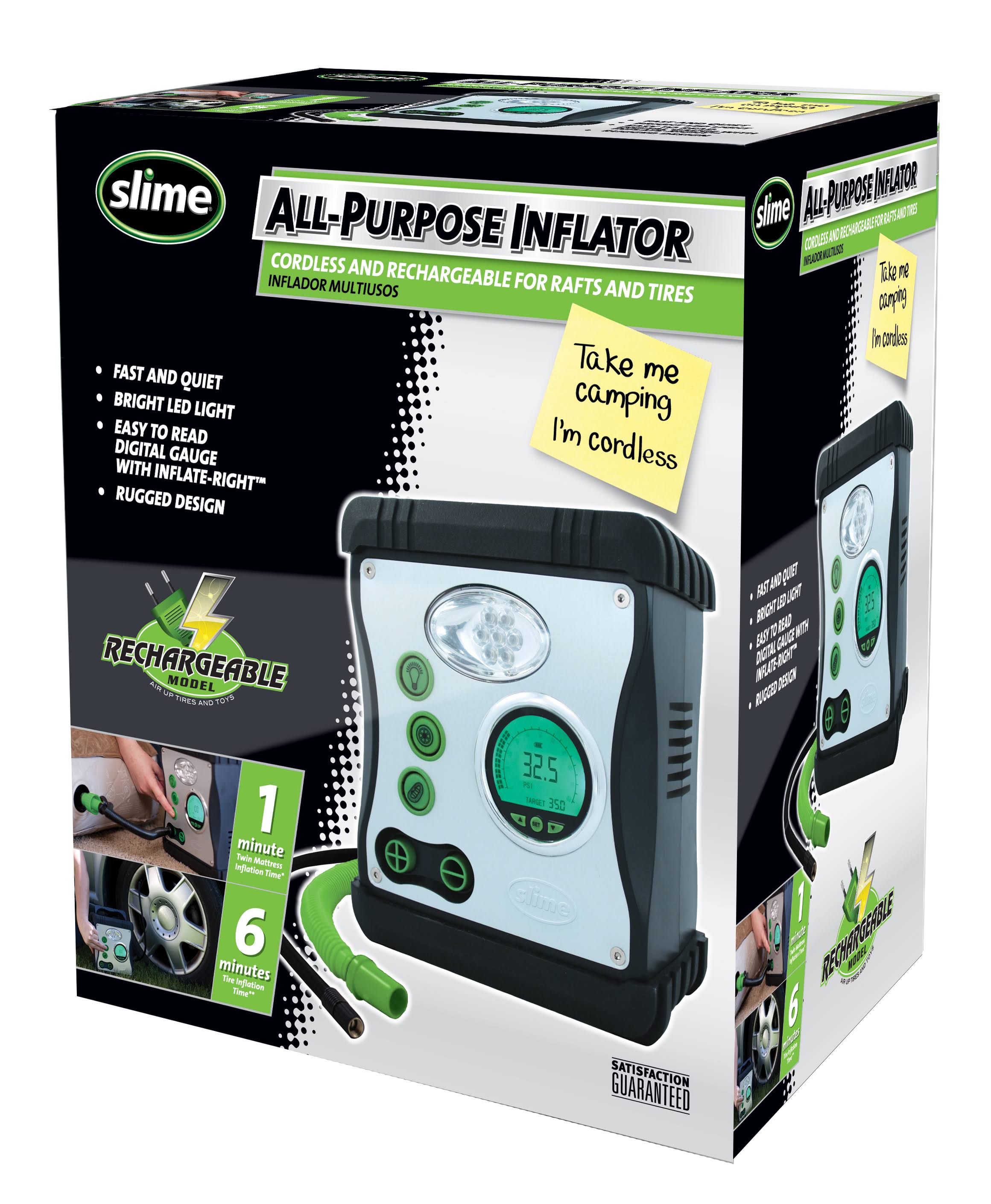 Slime Rechargeable All-Purpose Tire and Raft Inflator - Revivalcandy