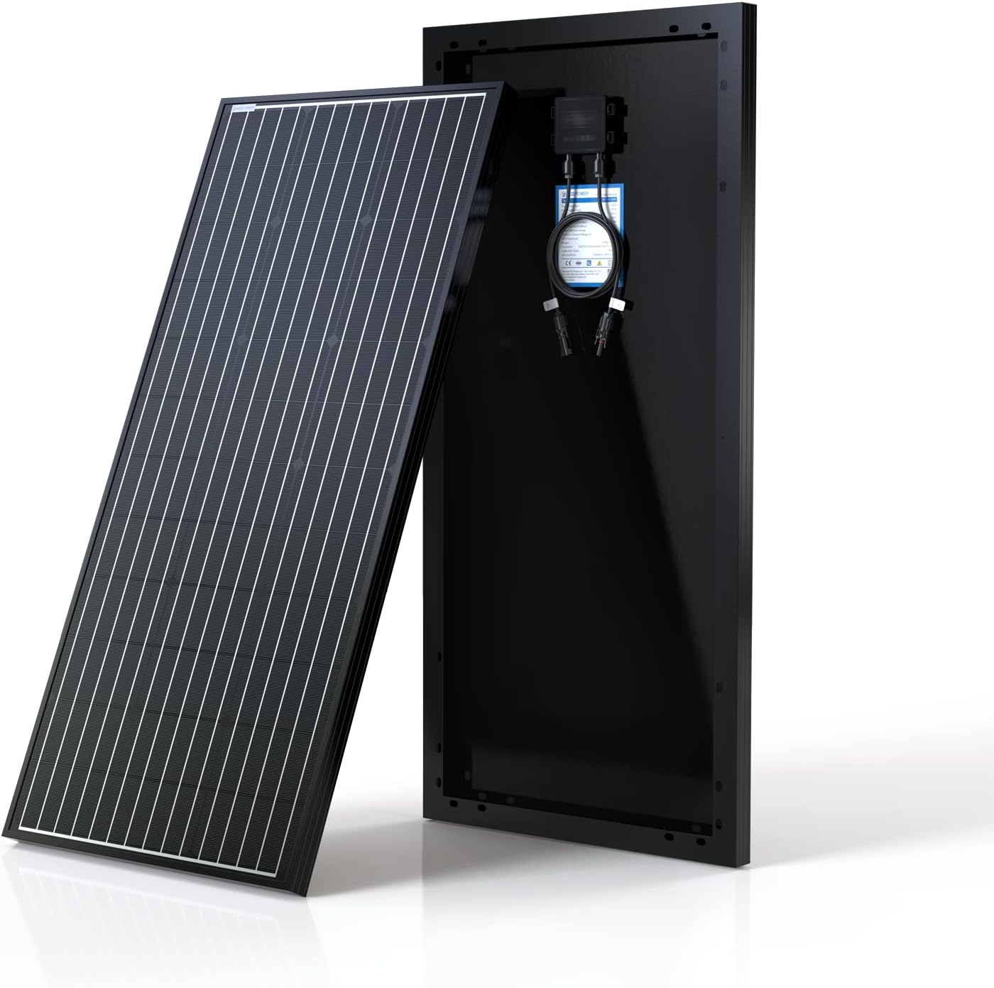 ACOPOWER 100w 12v Monocrystalline Solar Panel Module with Connector ...