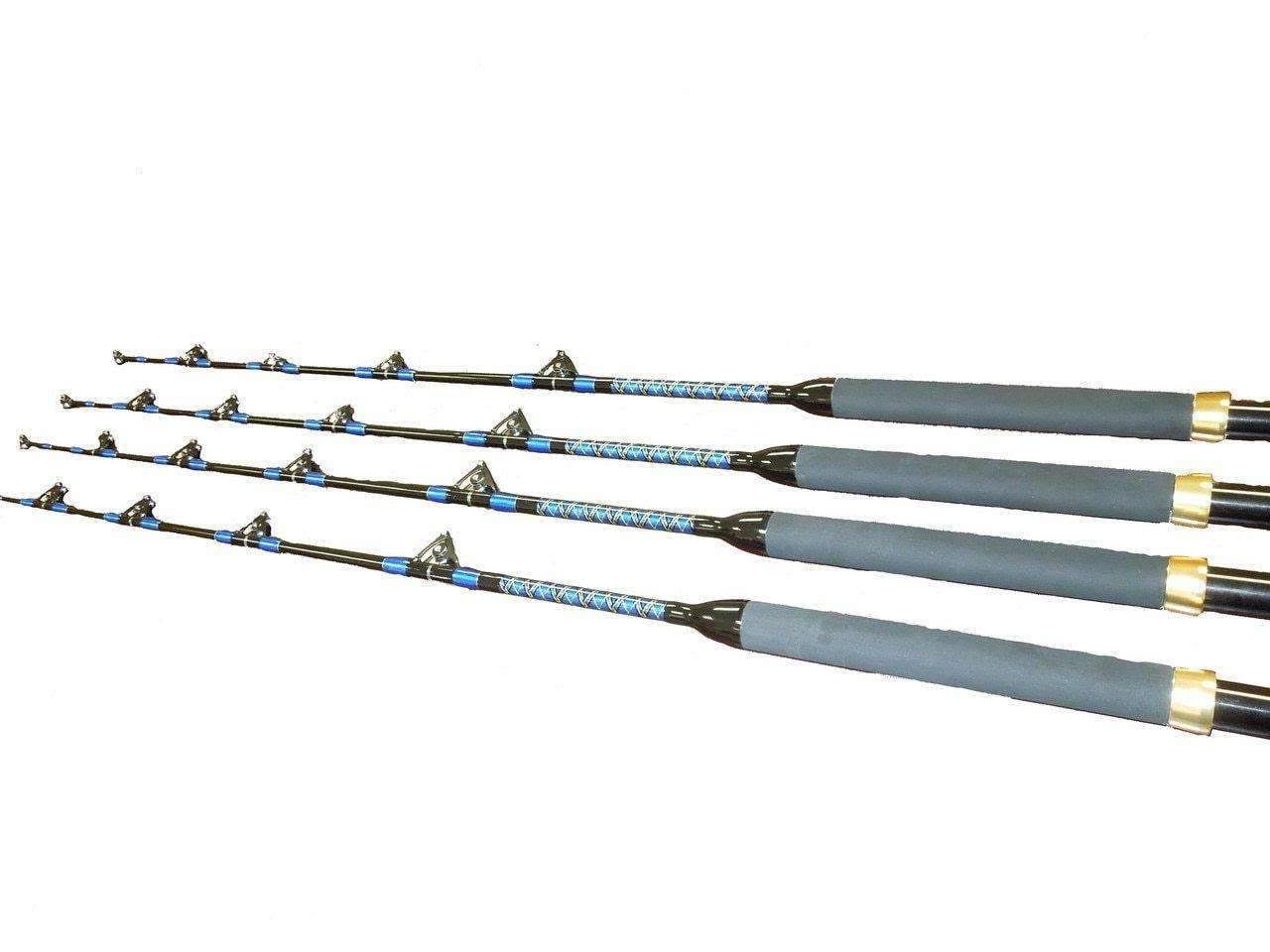 4 Saltwater 100-120 lb. All Roller Guide Fishing Rods - Revivalcandy