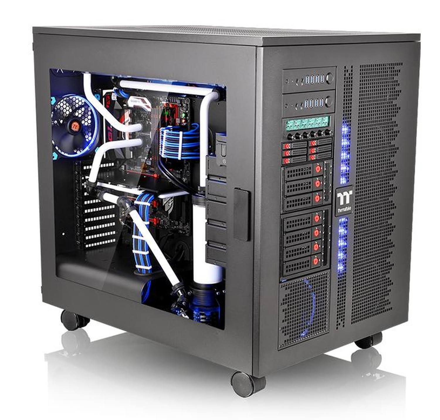 Thermaltake Core P200 CA-1F4-00D1NN-00 Black SPCC Pedestal Computer ...
