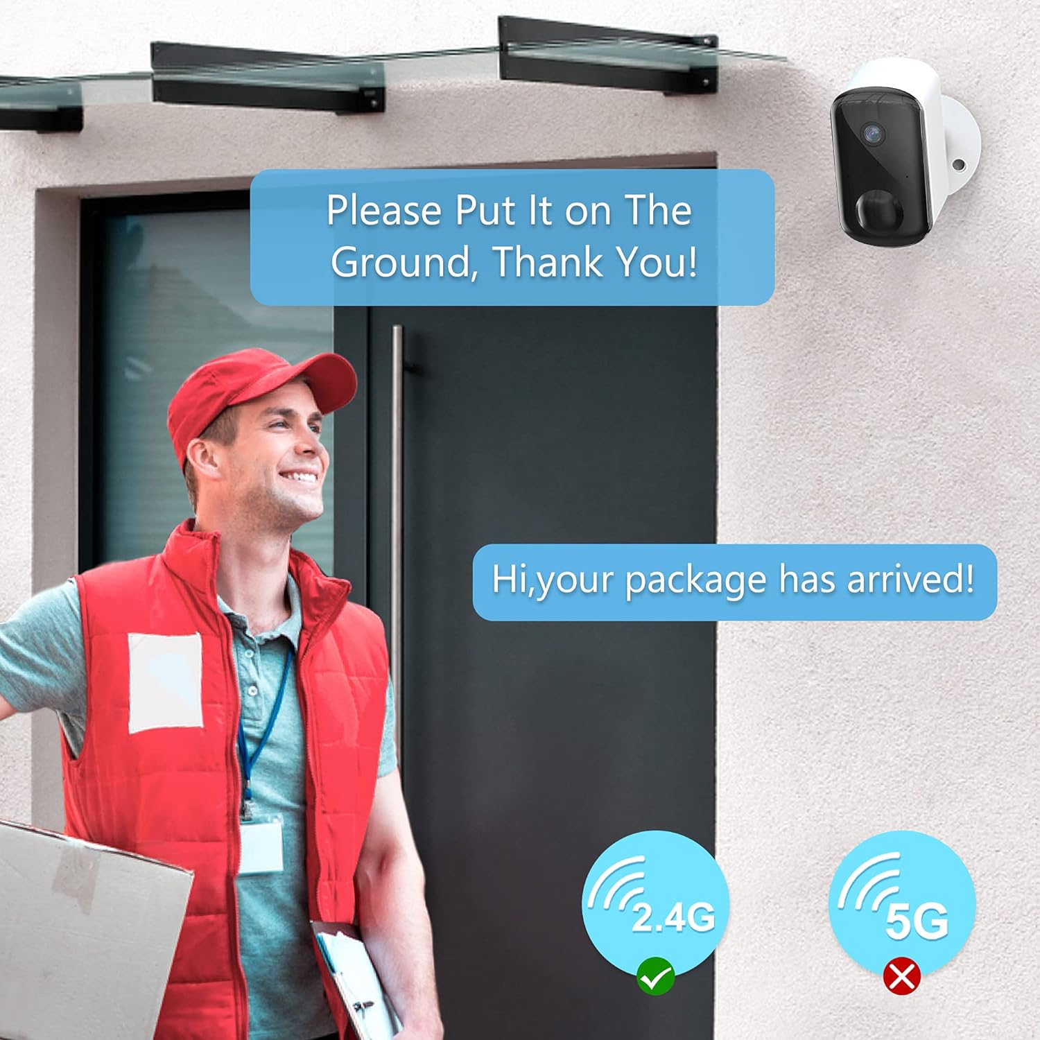 2K Security Camera,LaView Security Cameras Wireless Outdoor,Security ...