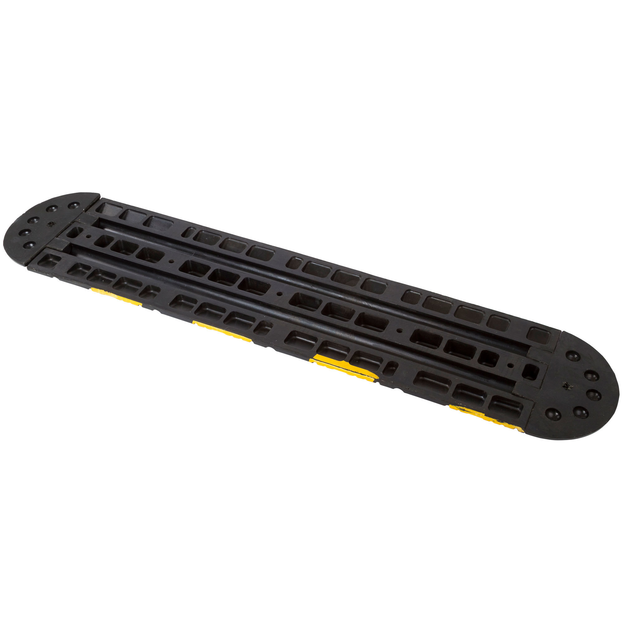 Guardian, 4ft. speed bump middle section w/yllw EPDM Molded, Length 47 ...