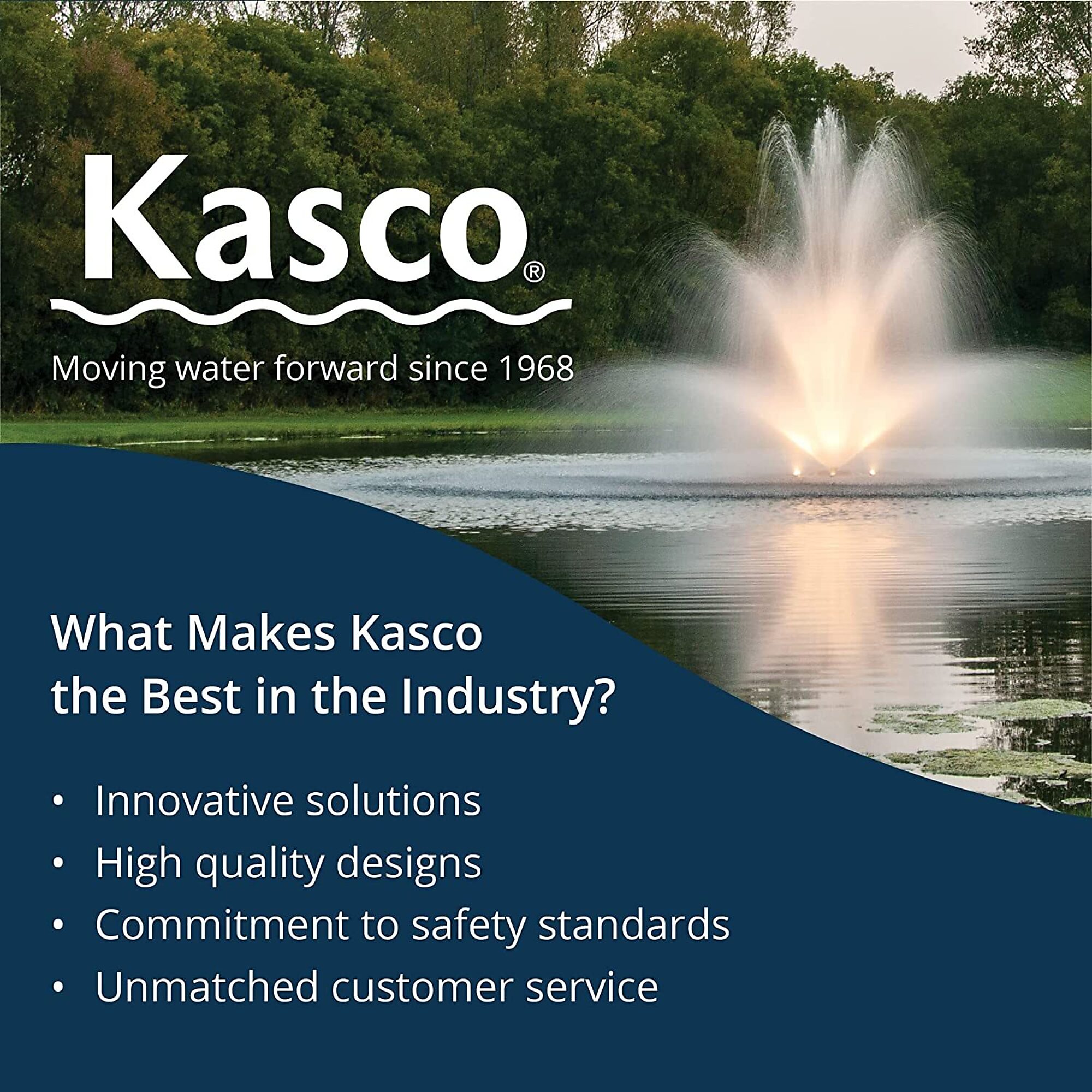 Kasco, Aquaticlear Water Circulator Pump With Universal Dock Mount ...