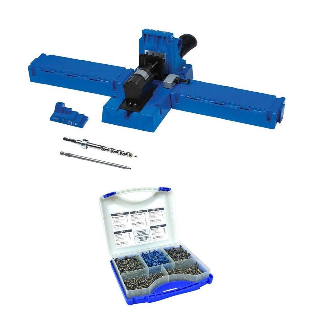 Kreg K5 Pocket-Hole Jig with SK03 Pocket Hole Screw Kit - Revivalcandy