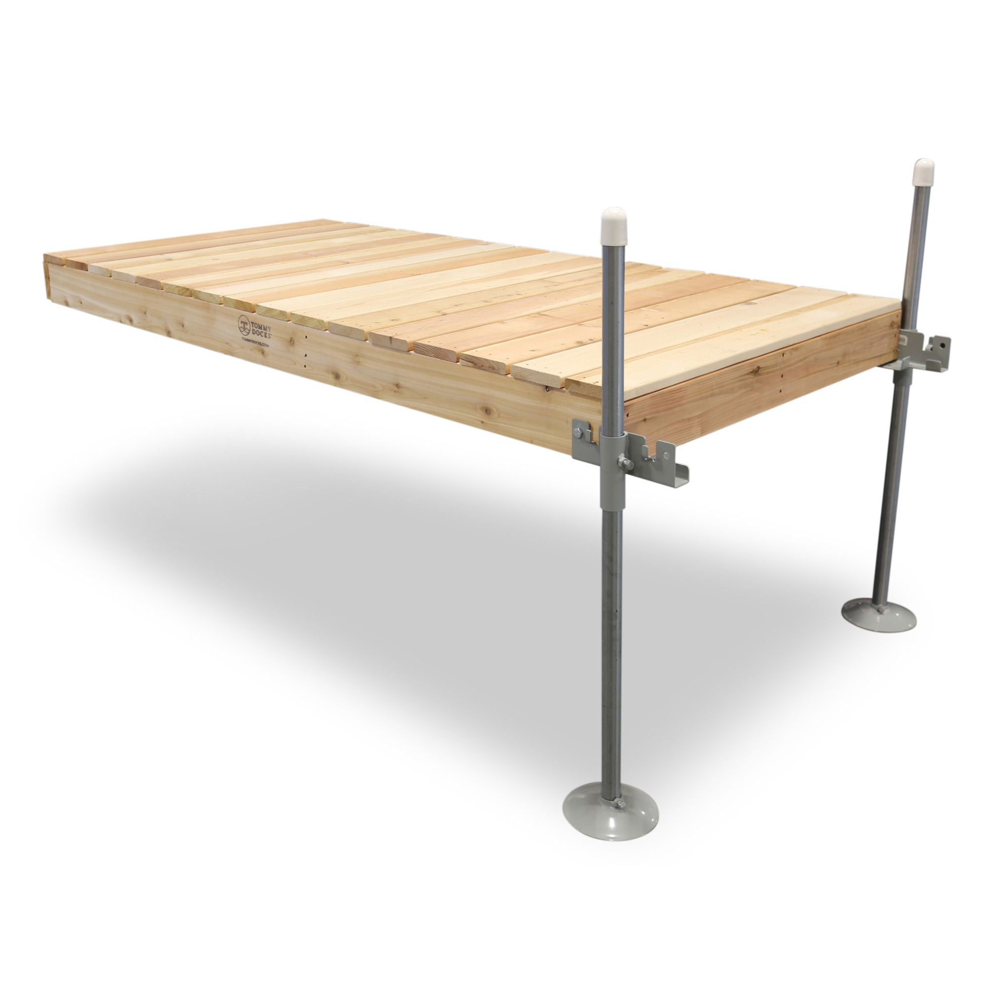 Tommy Docks, 8ft. Cedar Dock Extension, Length 48 in, Width 96 in ...