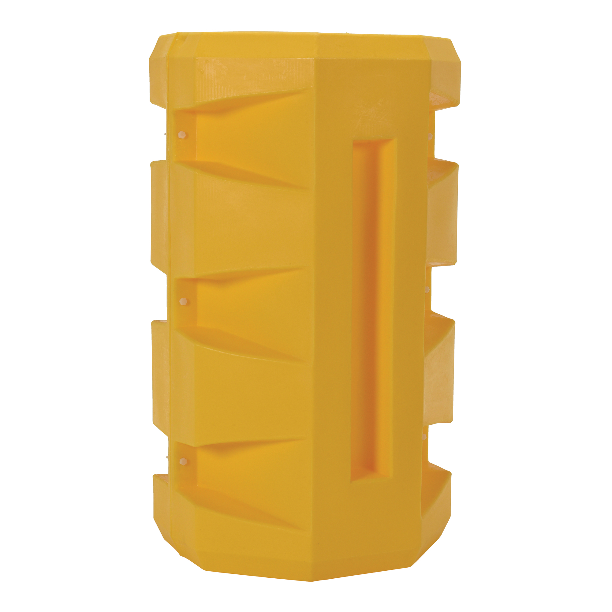 Vestil, 9in. Round UV protected polyethylene column, Color Yellow, Max ...