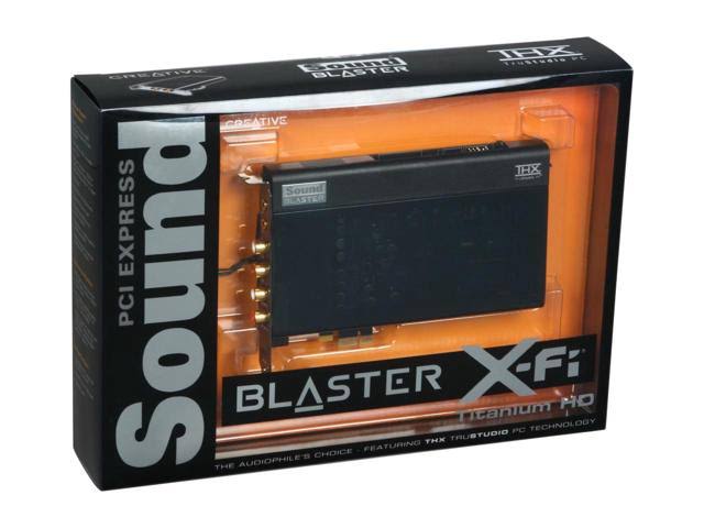 Creative Sound Blaster X-Fi Titanium HD PCIe Sound Card with Creative ...