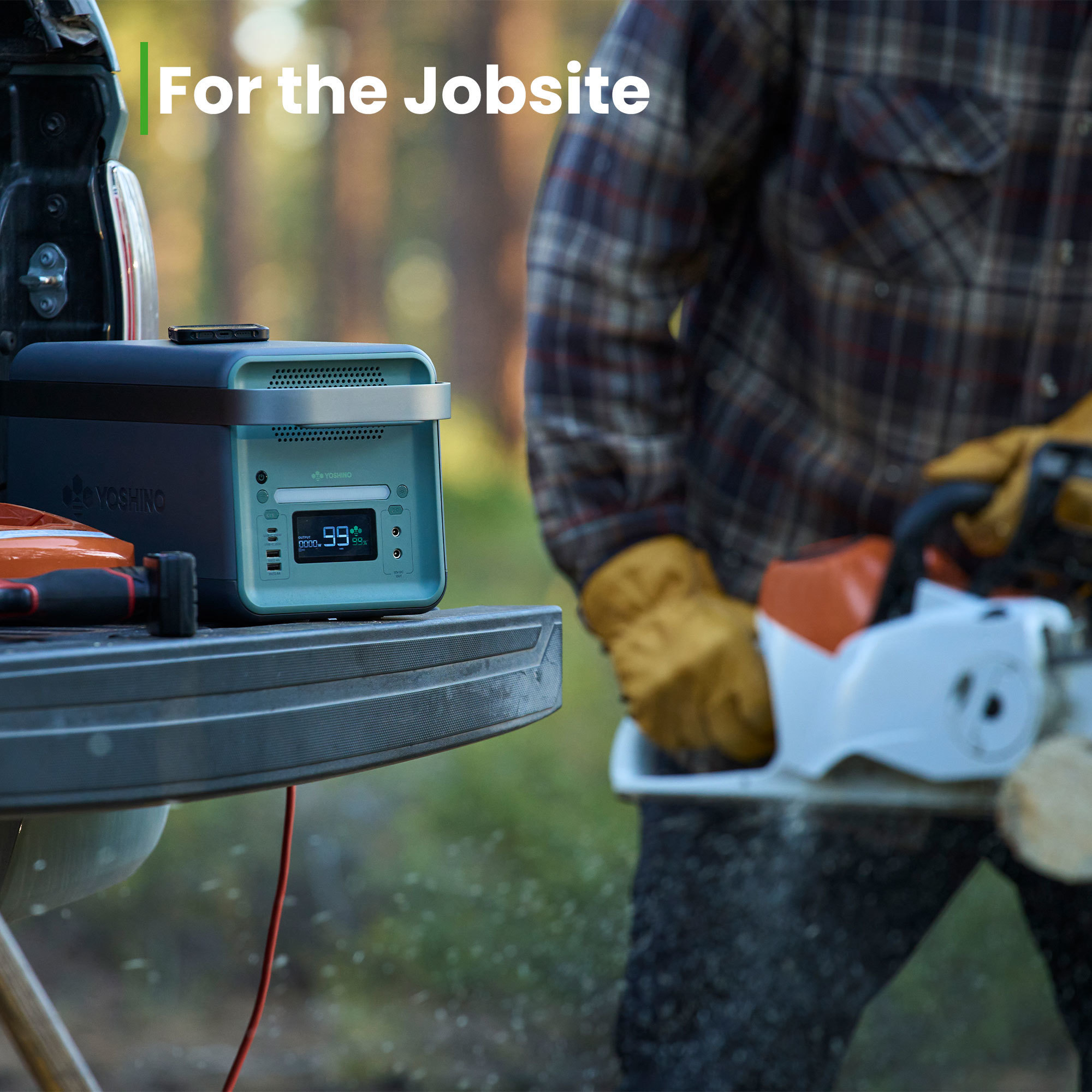 Yoshino, Solid-State Power Station Battery Generator 2000W, Running ...