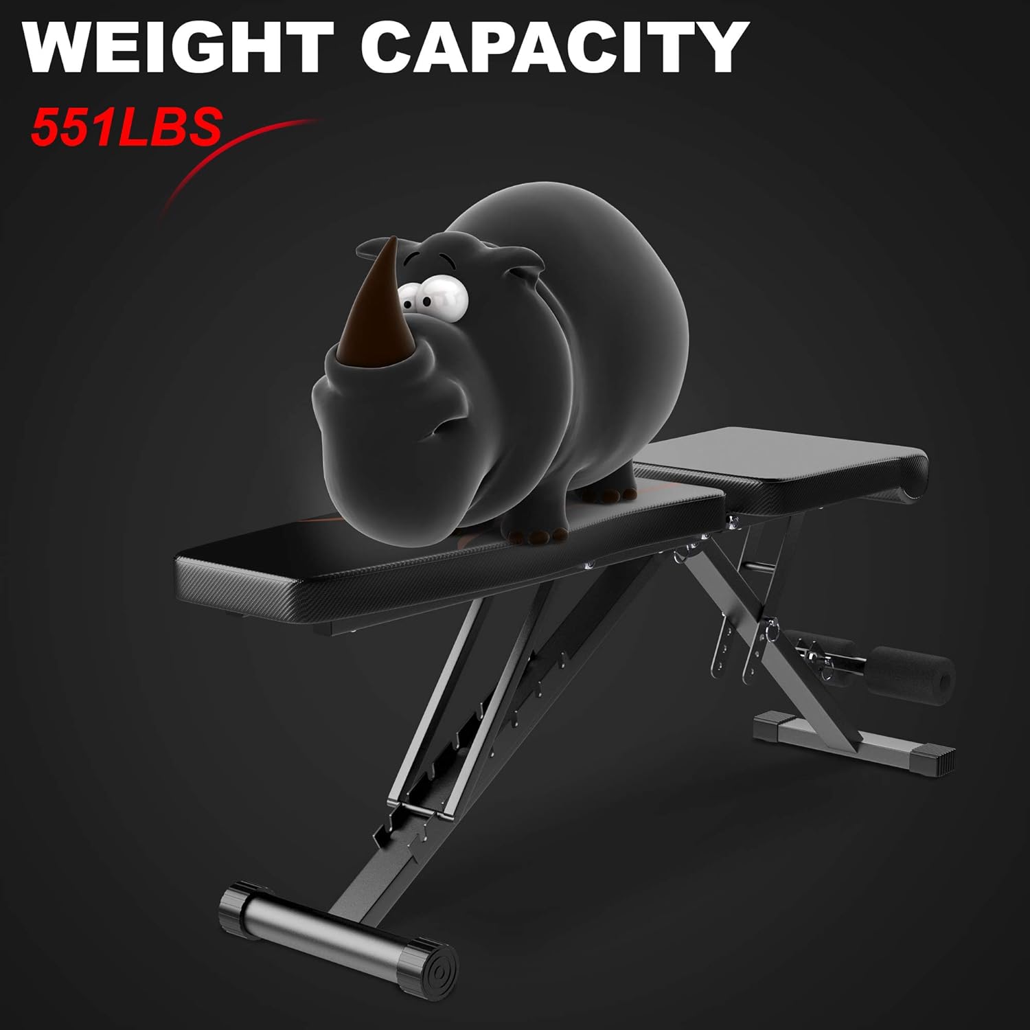 Weight Bench Adjustable Workout Bench for Full Body Workout,Foldable ...