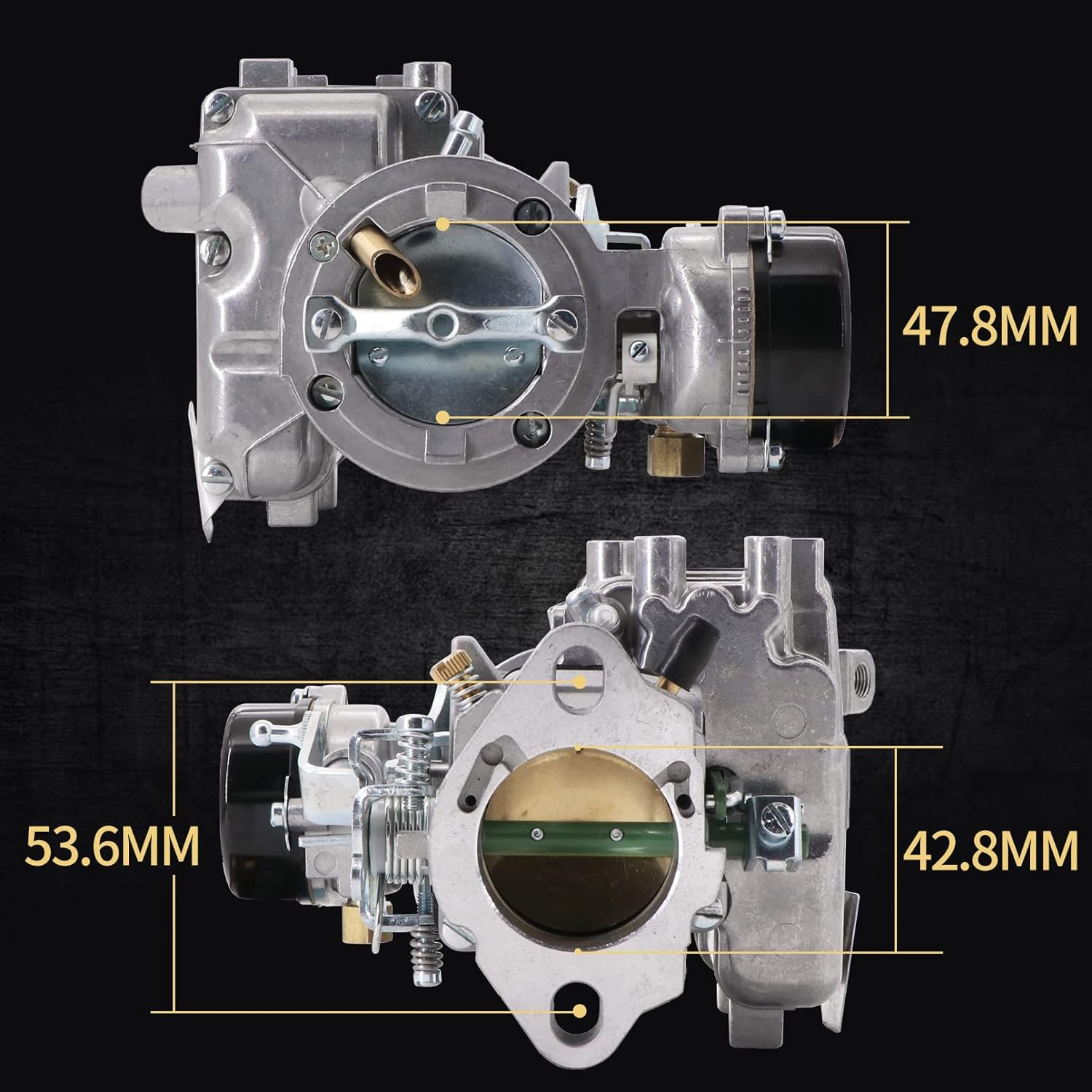 KIPA Carburetor For Carter YF Type, Fits for Ford 240 250 300 YF C1YF 6 ...