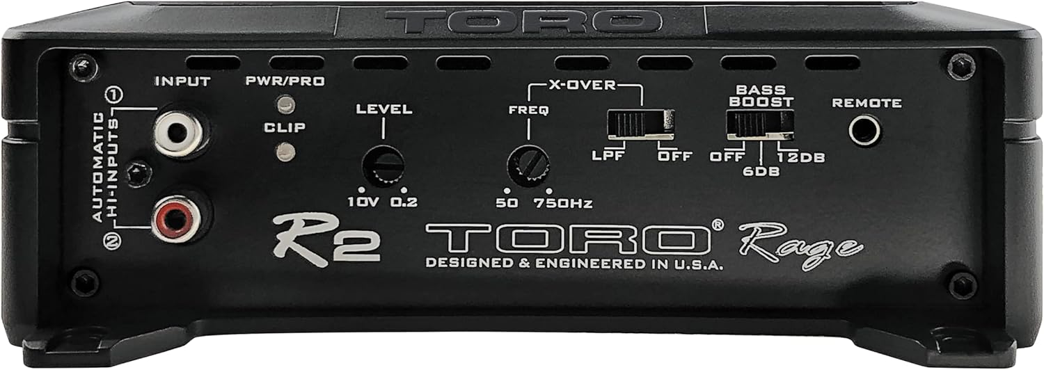 TORO TECH – R5, 4000 Watts MAX – 1600 Watts RMS 1Ω Stable Monoblock Car Amplifier Sound Quality ...