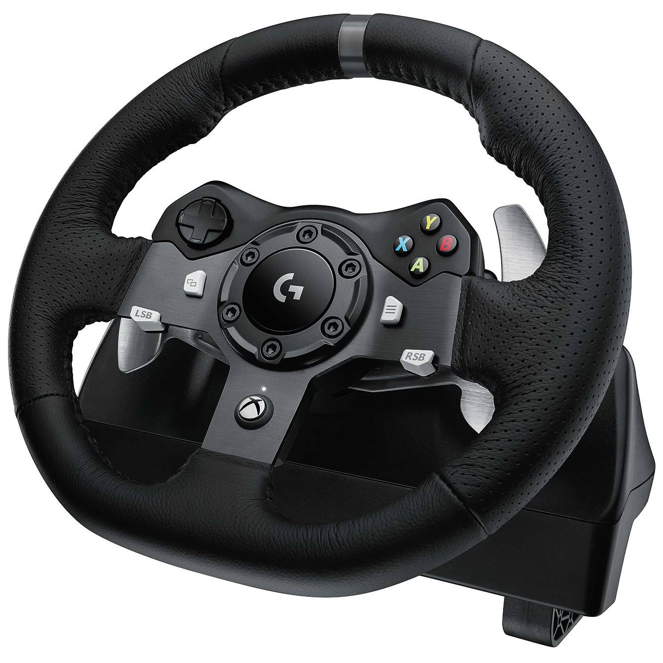 Logitech G920 Driving Force Racing Wheel Dual Motor Force Feedback with ...