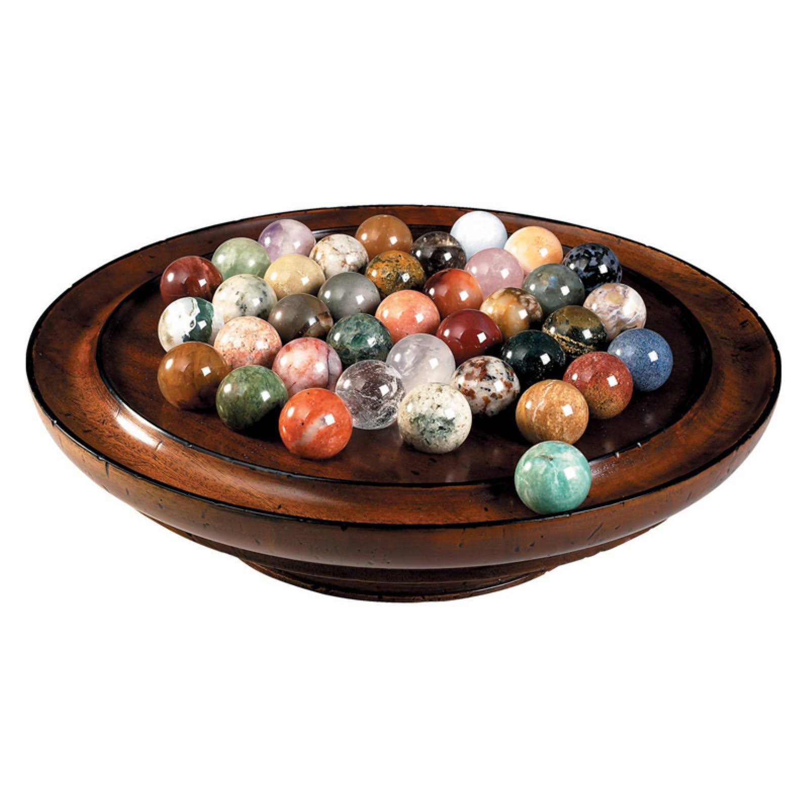 Authentic Models Semi-Precious Solitaire Game, 30mm - Revivalcandy