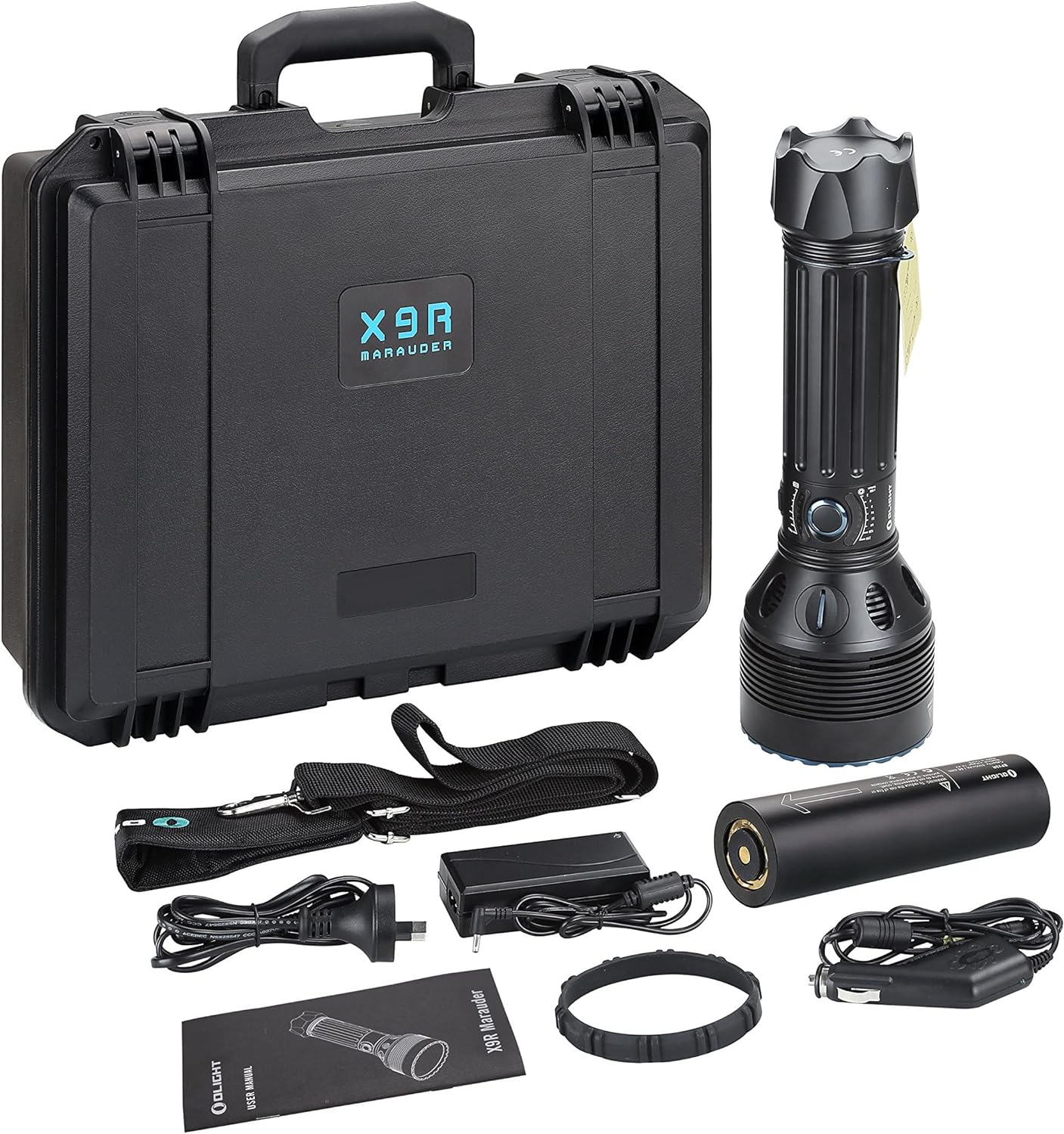 OLIGHT X9R Marauder 25000 Lumen Six High Performance LED Super Bright ...