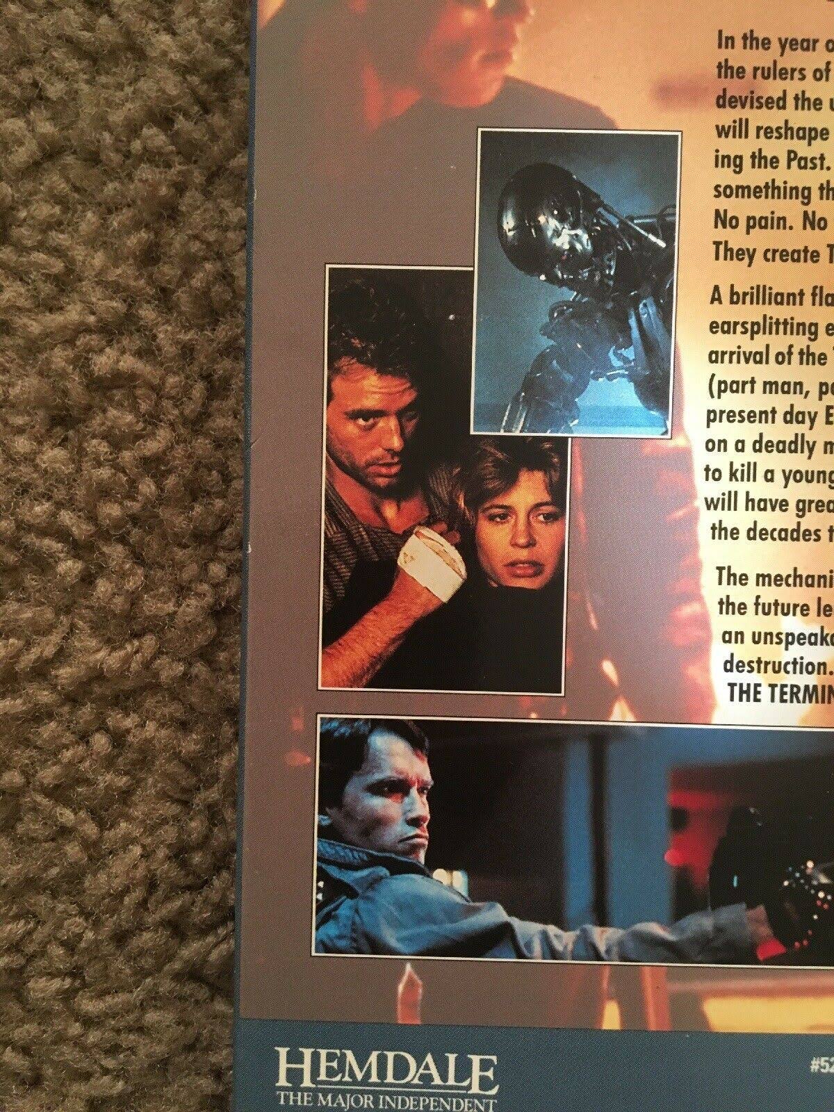 The Terminator (VHS, 1984) Limited Edition Schwarzenegger - Revivalcandy