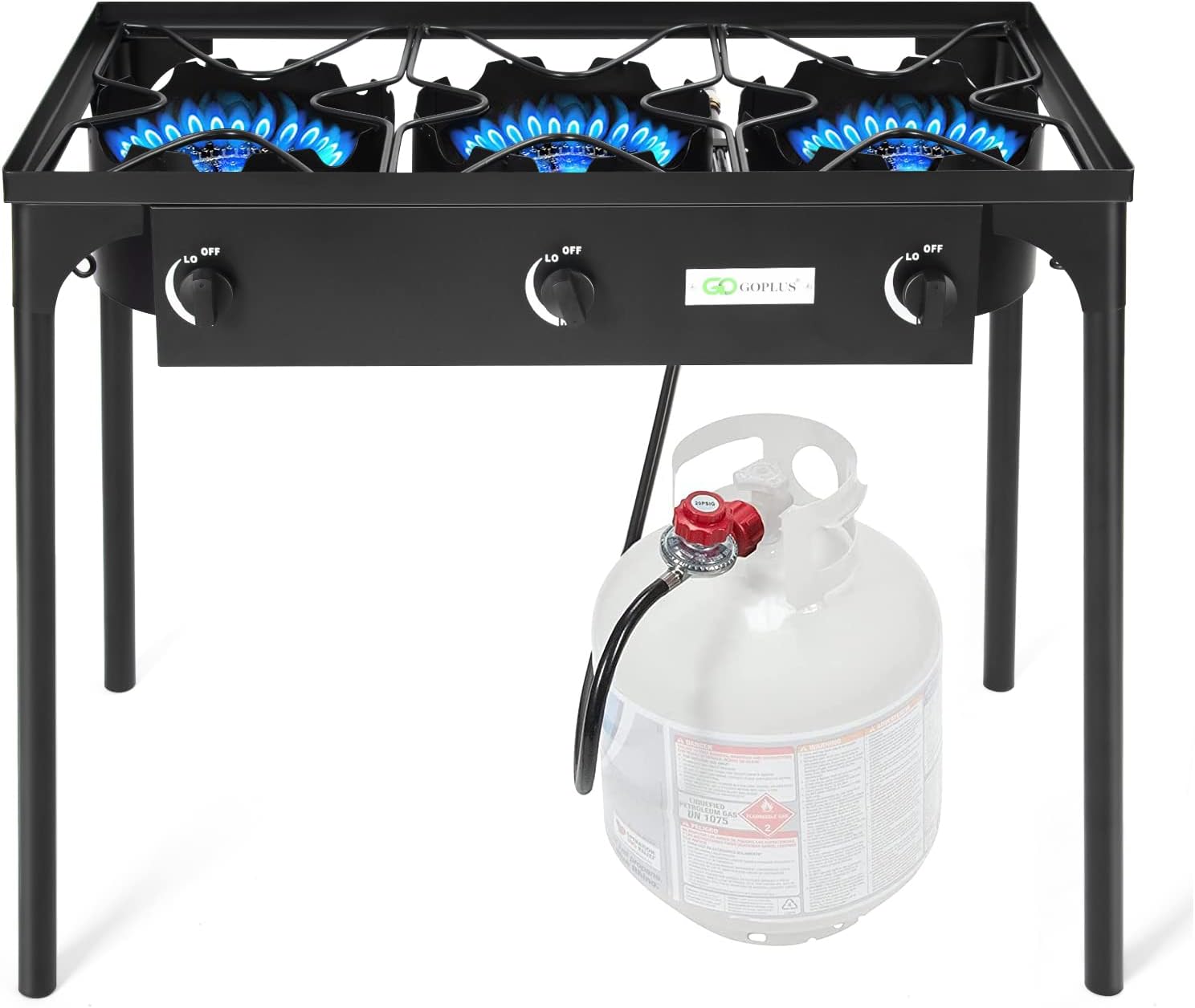 Goplus Outdoor Stove Portable Propane Gas Cooker Iron Cast Patio Burner ...
