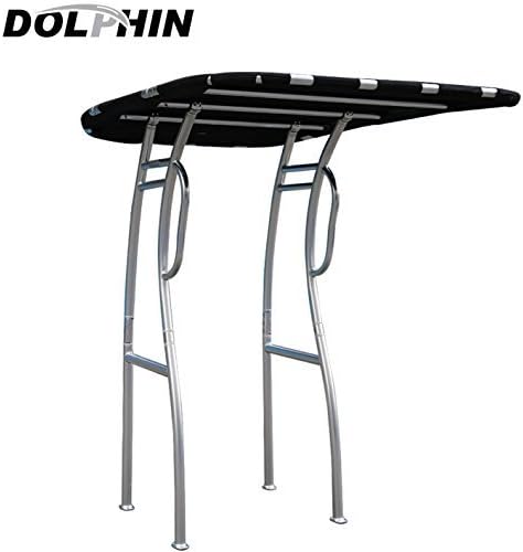 Dolphin T Tops Pro S2 T-TOP Black Canopy, Anodized Aluminum for Center ...