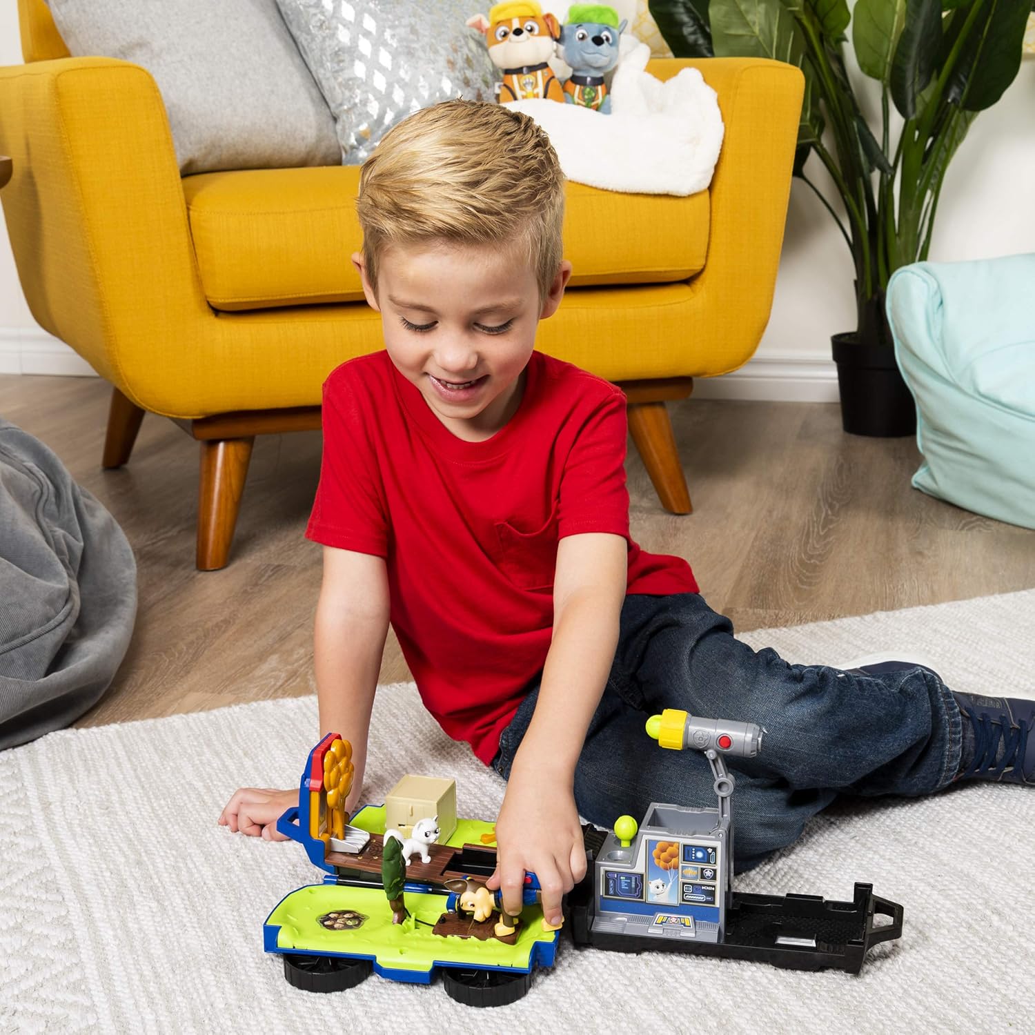 Paw Patrol, Chase’s Ride ‘N’ Rescue, Transforming 2-in-1 Playset ...