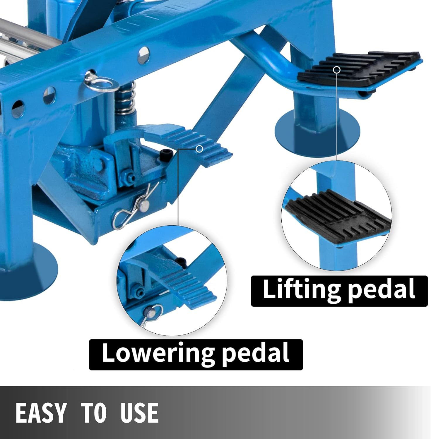 VEVOR 300LBS Motorcycle Jack, Hydraulic Motorcycle Scissor Jack ...