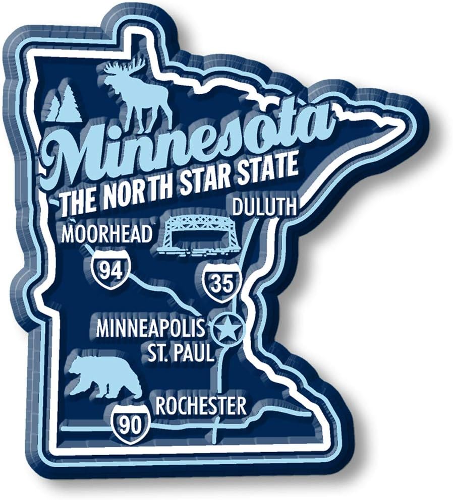 U.S. Premium State Map Magnet Set by Classic Magnets, 51-Piece Set ...