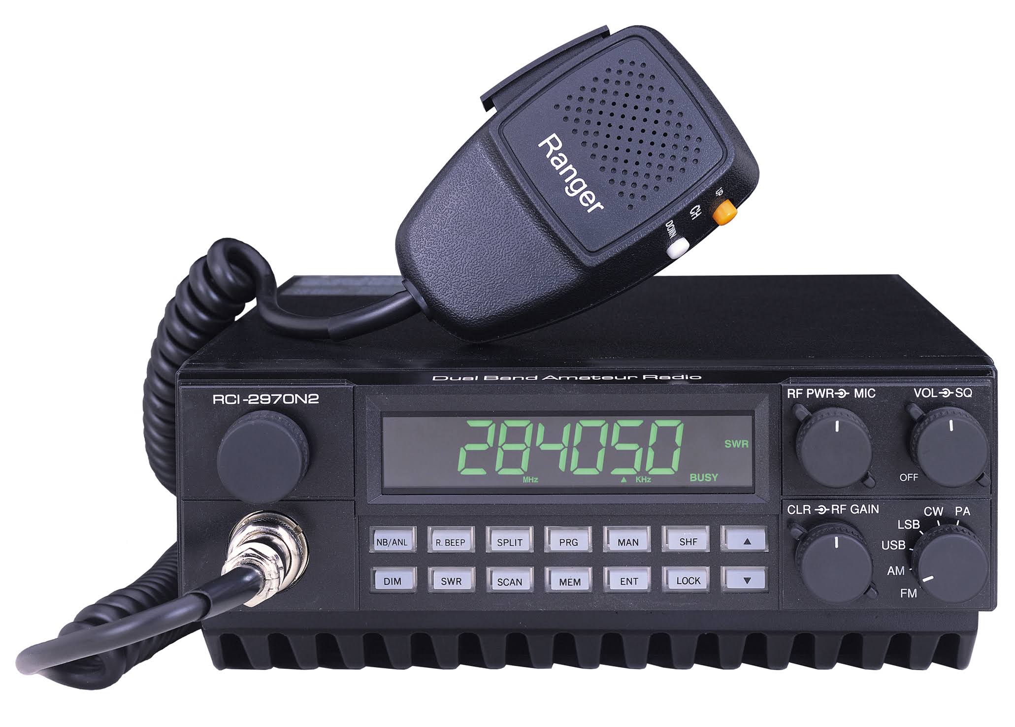 Ranger RCI-2970N2 DX Am-fm-ssb-cw 10 u0026 12 Meter Mobile Radio ...