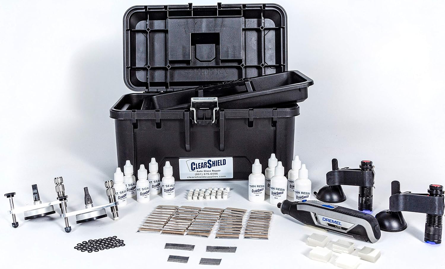 Clearshield Windshield Repair Kit - Window Rock Chip Repair Kit ...