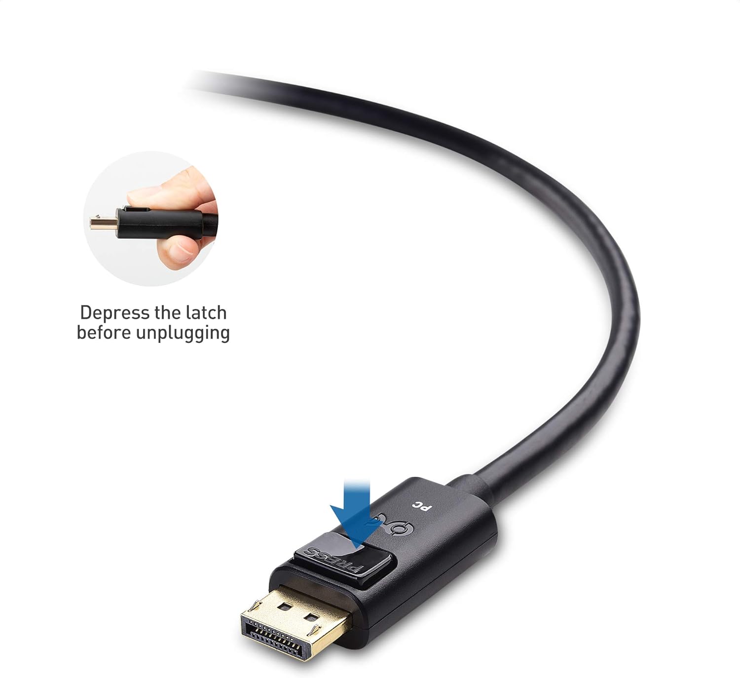 Cable Matters Unidirectional Active DisplayPort Cable (DisplayPort 1.4 ...