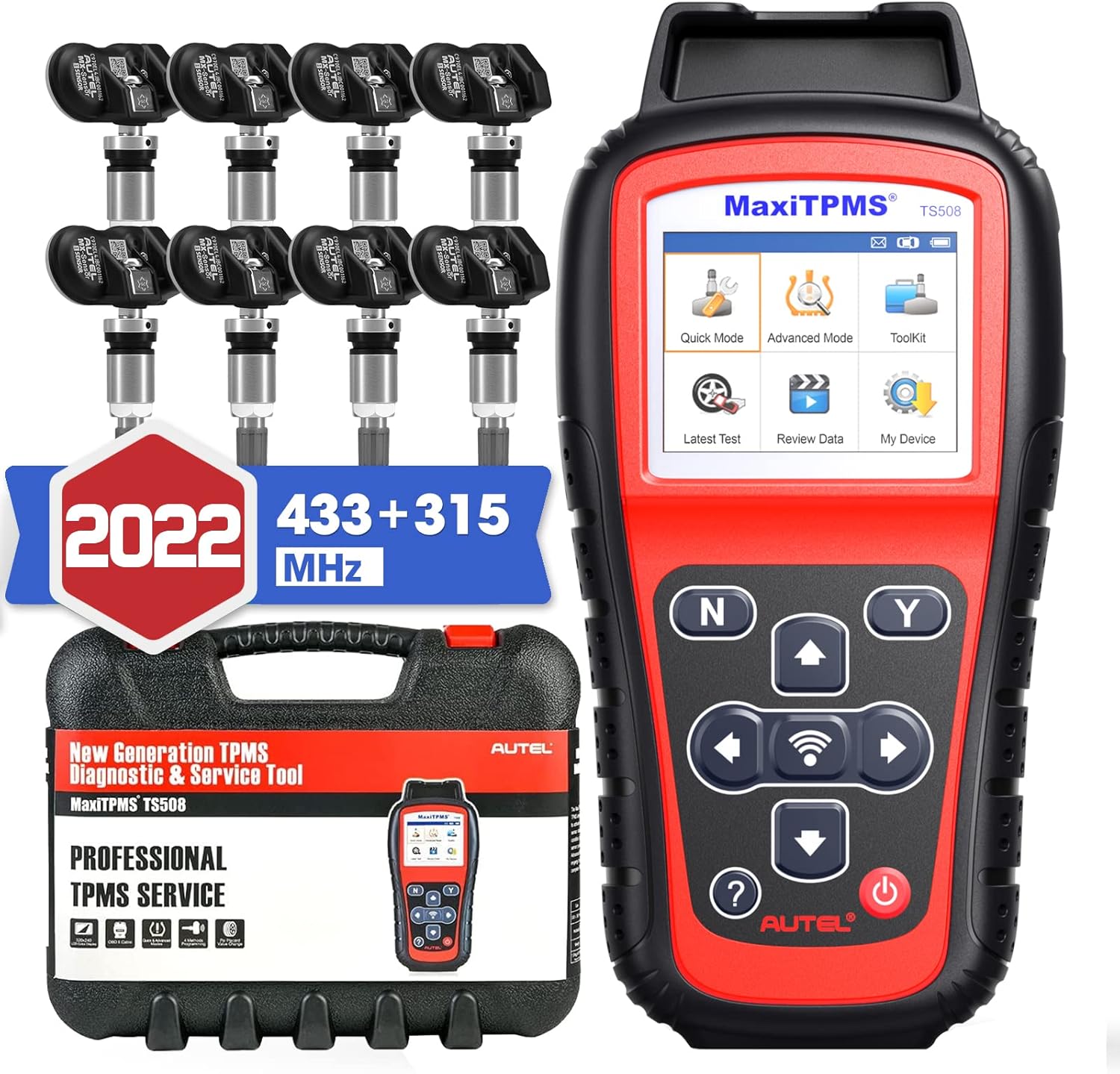Autel MaxiTPMS TS508K TPMS Tool, 2022 Newest TPMS Relearn Tool with ...