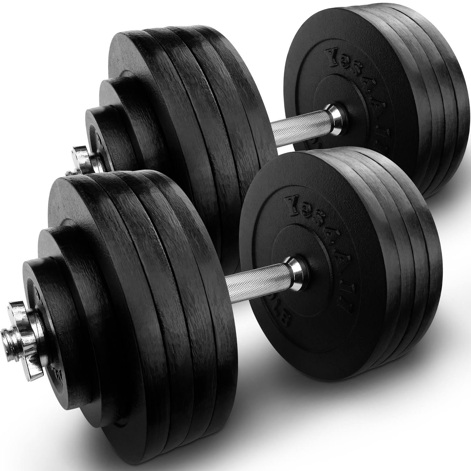 Yes4all Cast Iron Adjustable Dumbbell - 200 lbs - Revivalcandy