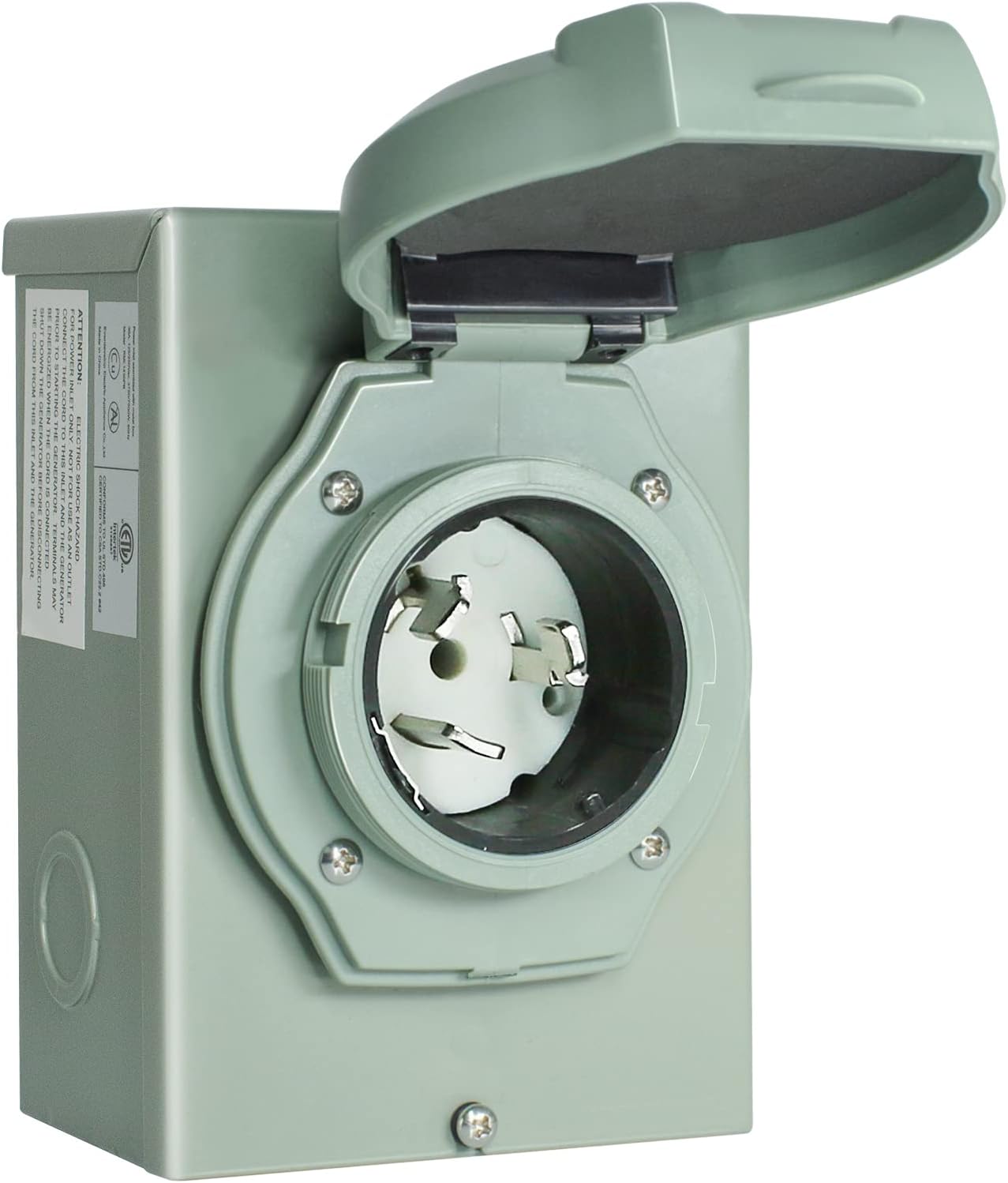 Rophor 50 Amp Generator Power Inlet Box, NEMA SS2-50P Power Inlet Box ...