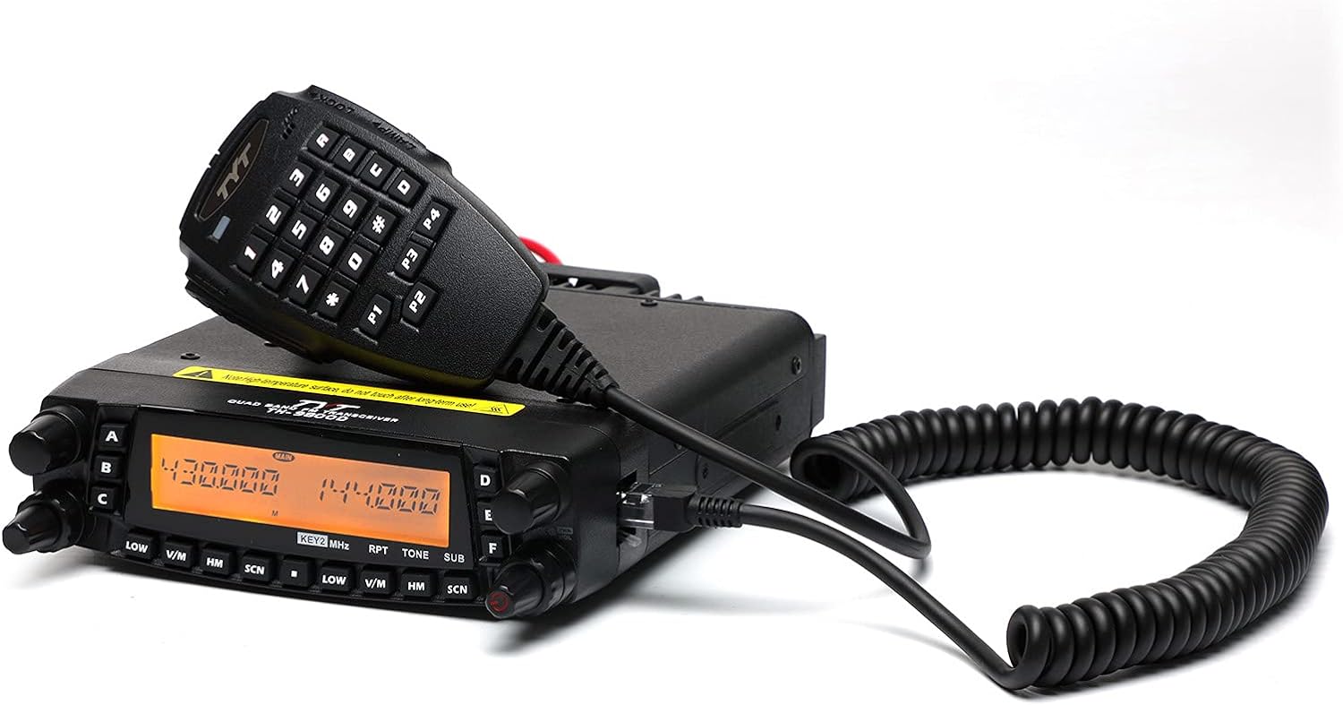 TYT TH-9800D Plus Version Quad Band Cross-Band 50W Mobile Transceiver ...