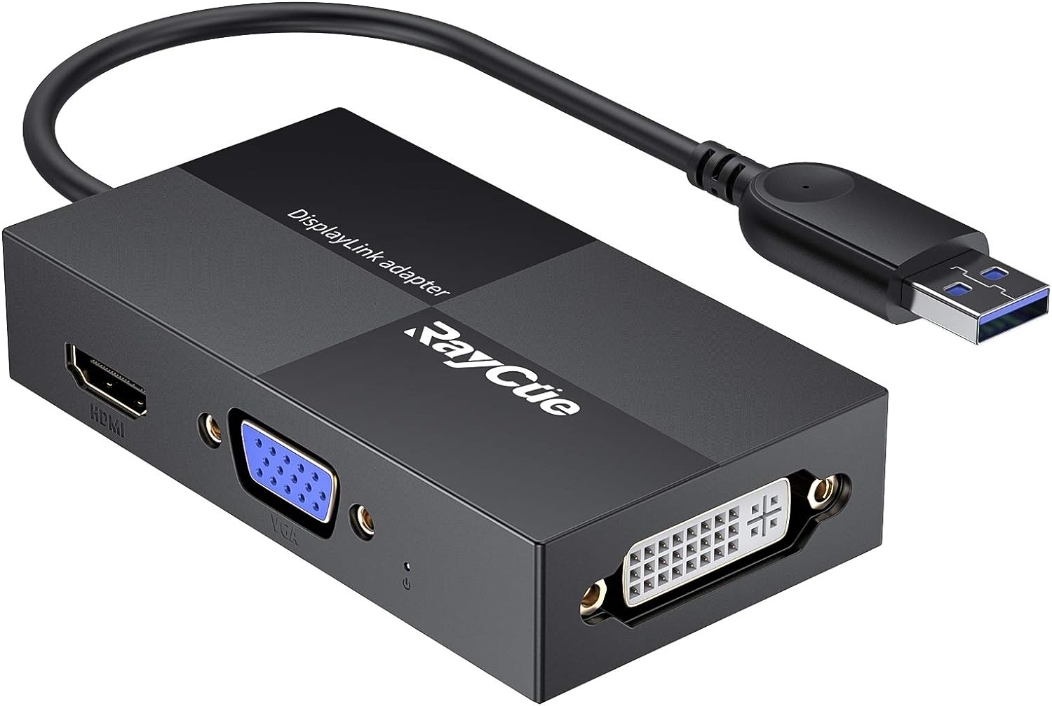 USB to HDMI VGA DVI, External Monitor Adapter, USB Multiple Monitor ...