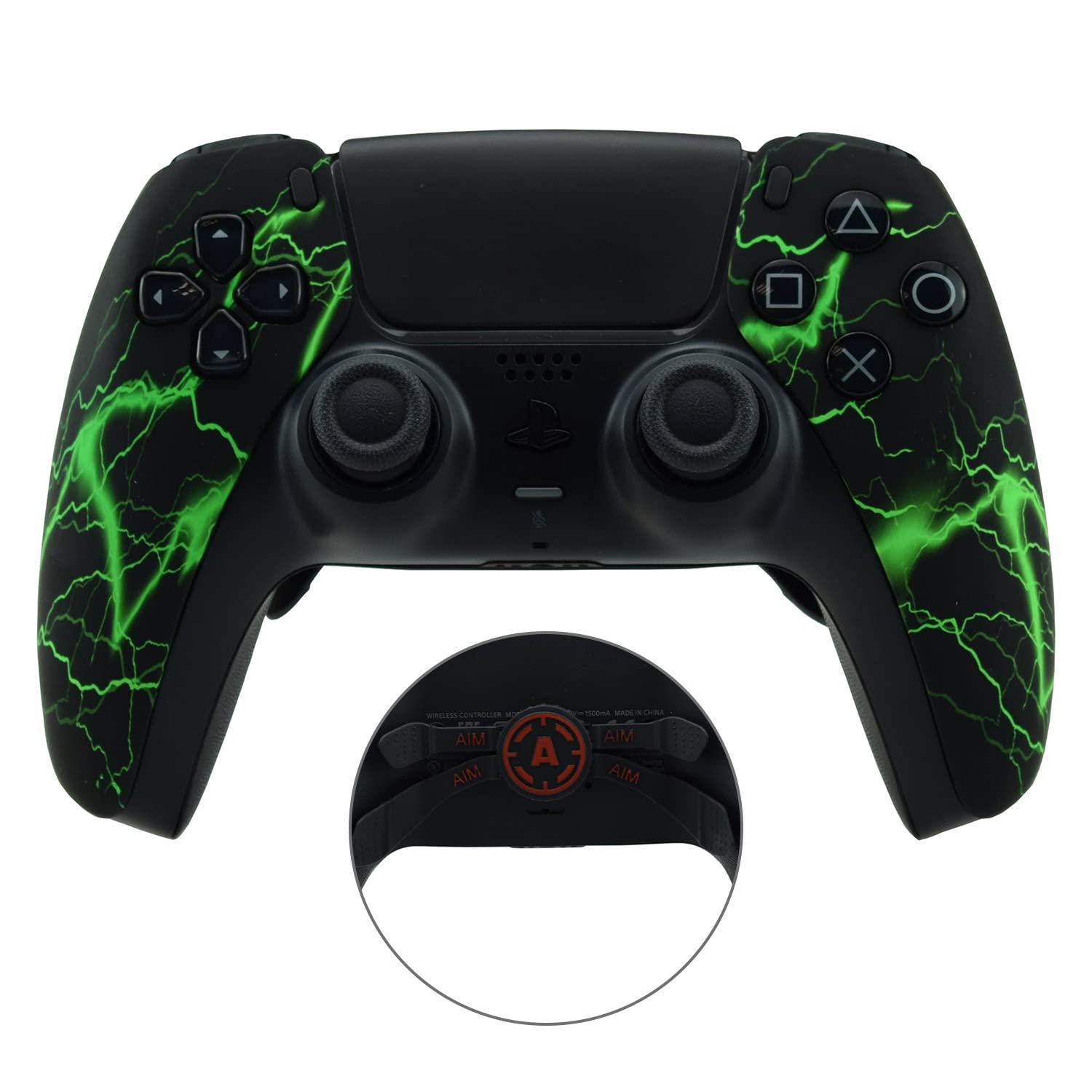 AimControllers PS5 Improved Wireless Controller Pro Custom with Extra ...