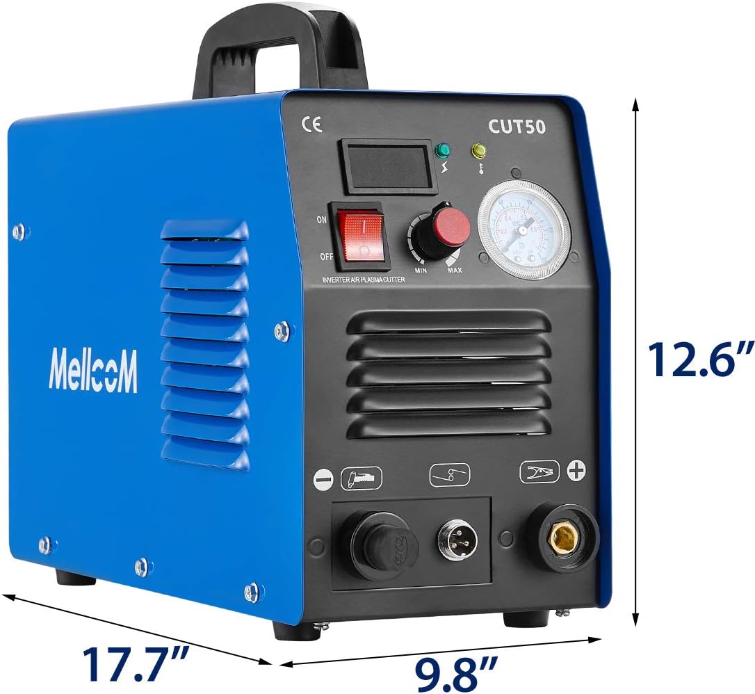 Mellcom CUT50 Welding Machine, 50 Amp Plasma Cutter 110/ 220V Dual ...