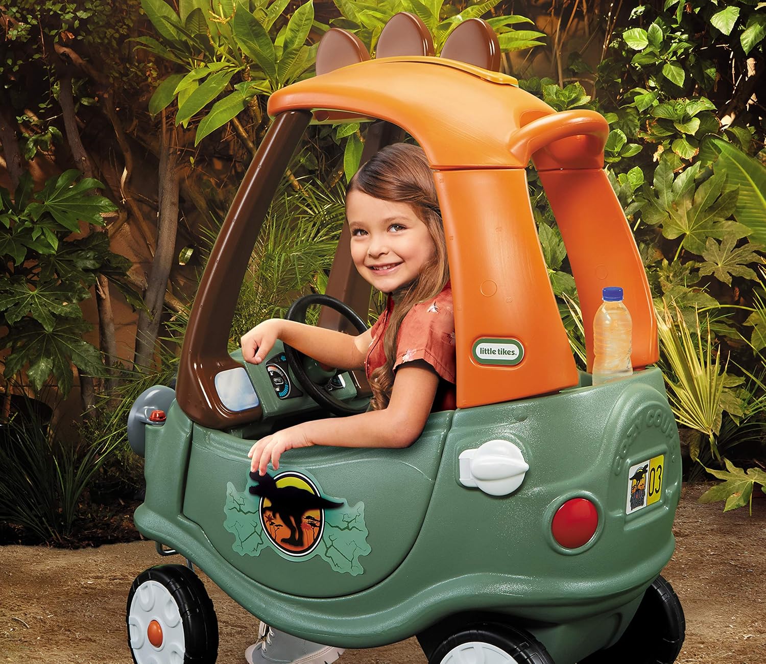 T-Rex Cozy Coupe by Little Tikes Dinosaur Ride-On Car for Kids ...