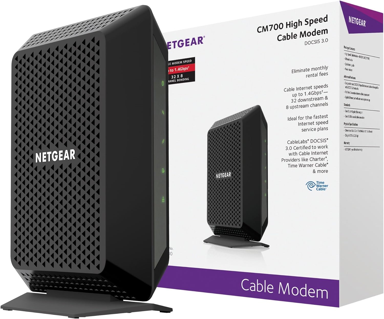 NETGEAR Cable Modem DOCSIS 3.1 (CM1000) Gigabit Modem, Compatible with ...