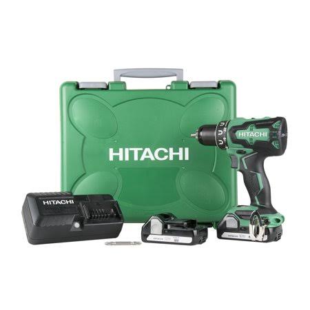 Hitachi Metabo Power Tools Ds18dbfl2 18V Lithium-Ion Brushless Drill/Driver Kit, Black - Lorphan