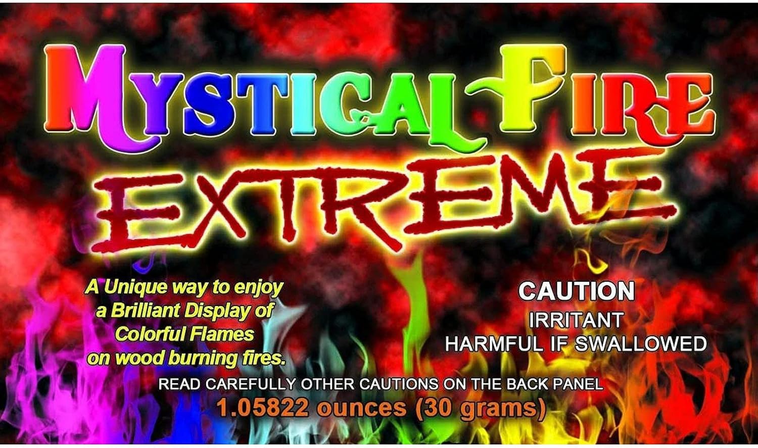 Mystical Fire Extreme Color Changing Flames for Wood Burning Fire Pits ...
