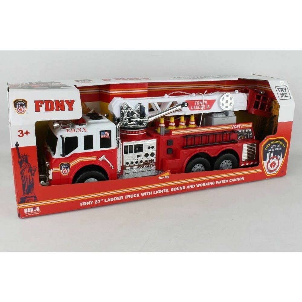 Daron Fdny Fire Brigade 27x22 Fire Truck w/Water Pump - Revivalcandy