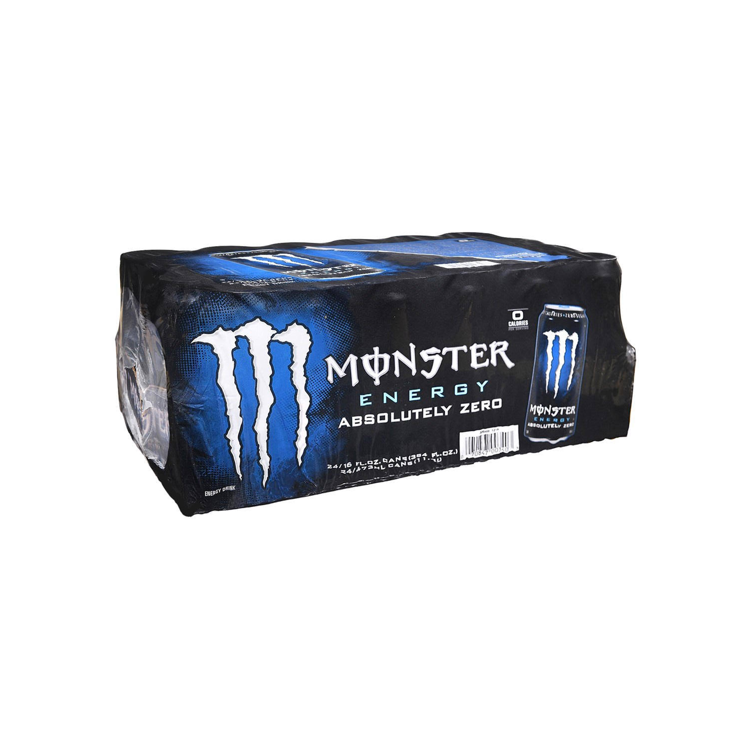Monster Absolute Zero Energy Drink - 16 fl oz - Revivalcandy