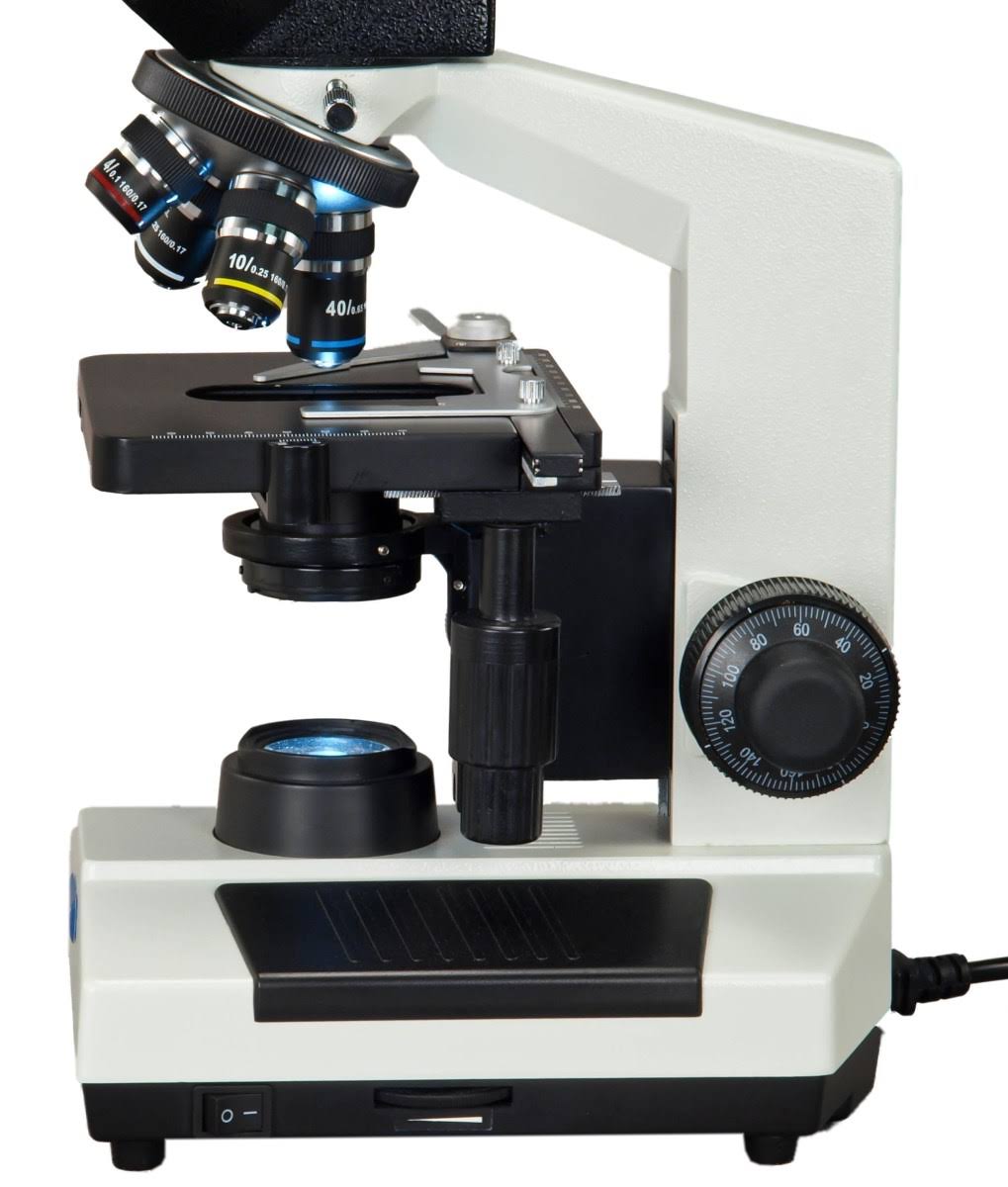 OMAX 40X-2000X Compound Advance Darkfiled Trinocular LED Microscope ...