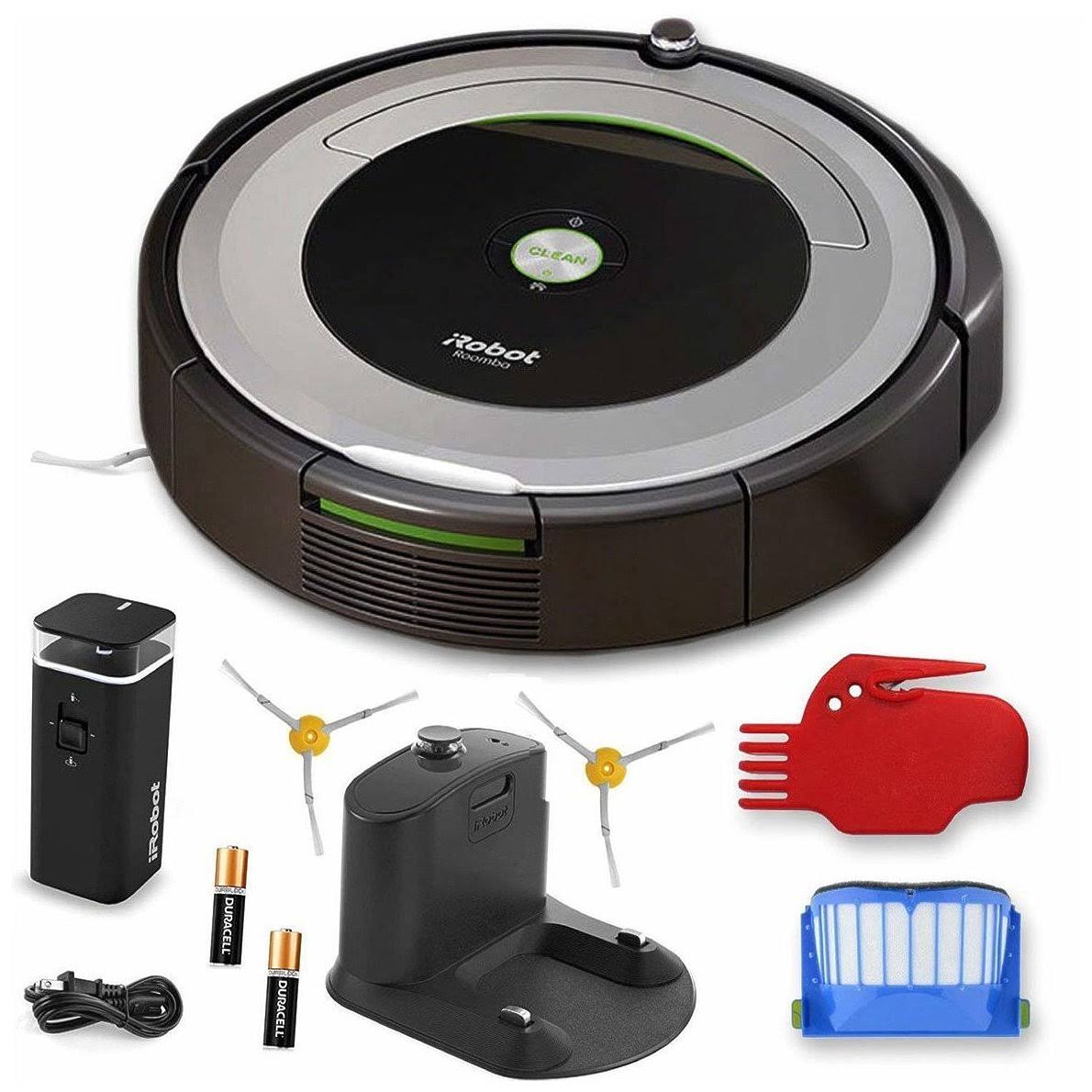 iRobot Roomba 690 Wi-Fi Connected Robotic Vacuum Cleaner + 1 Dual Mode ...