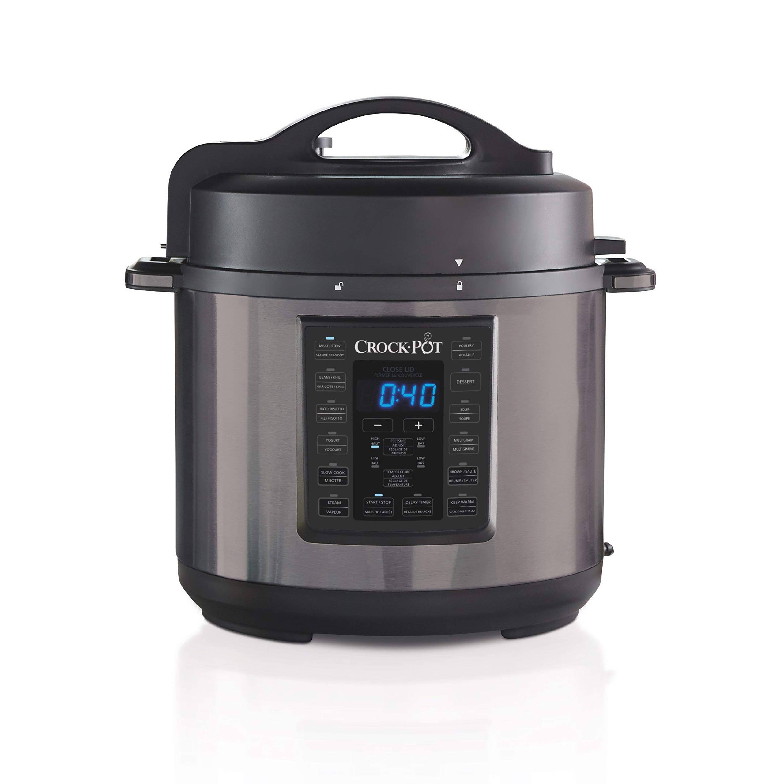 Crock-pot 6-Quart Multi-Use Express Crock Programmable Slow Cooker ...