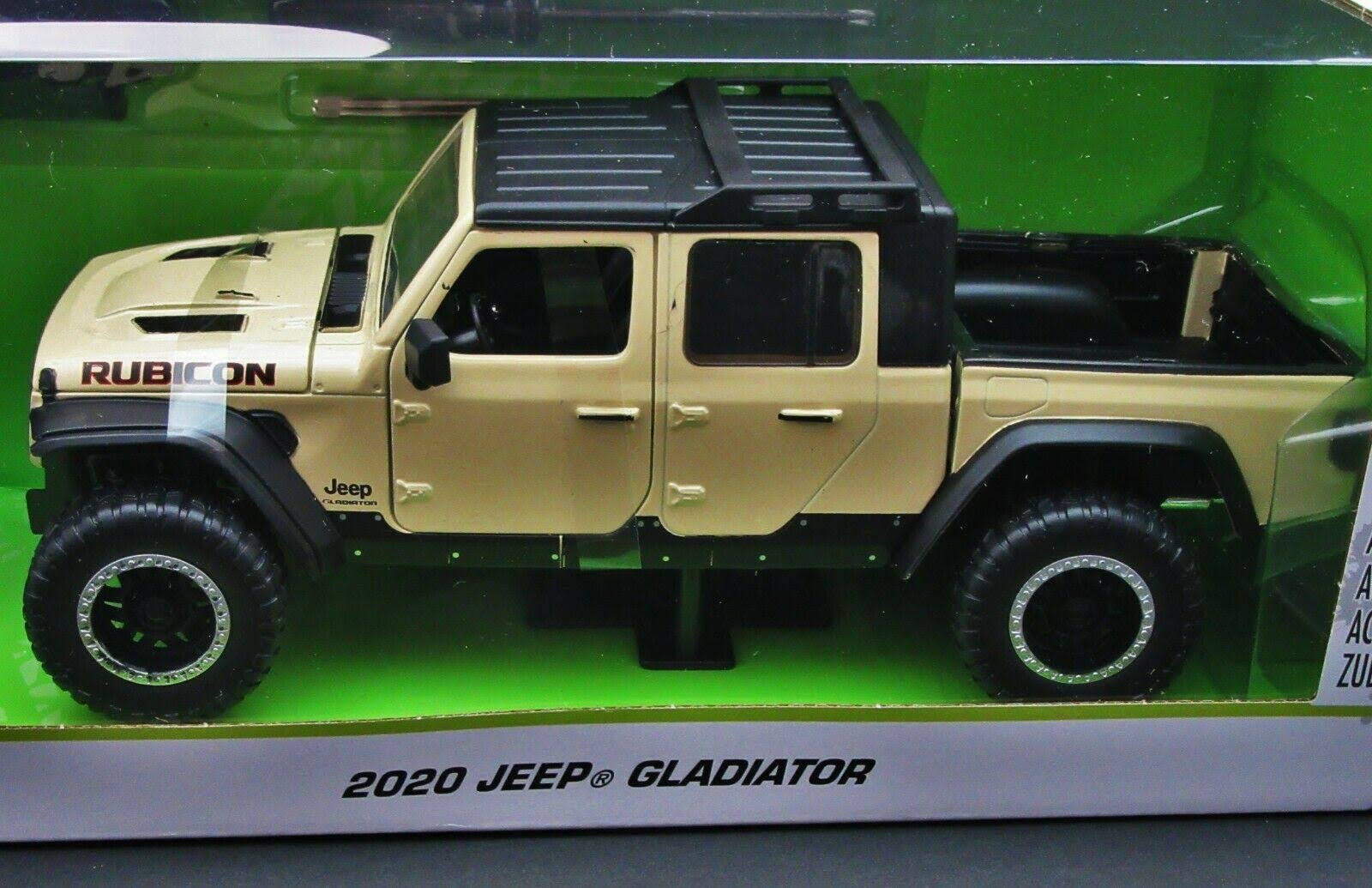 2020 Jeep Gladiator Rubicon ~ Tan ~ 1:24 Die Cast ~ Just Trucks ...