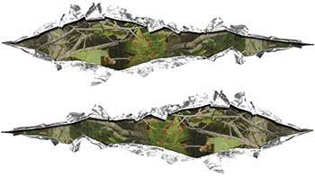 Ripped Torn Metal Graphic Decal with Camouflage at MechanicSurplus.com ...